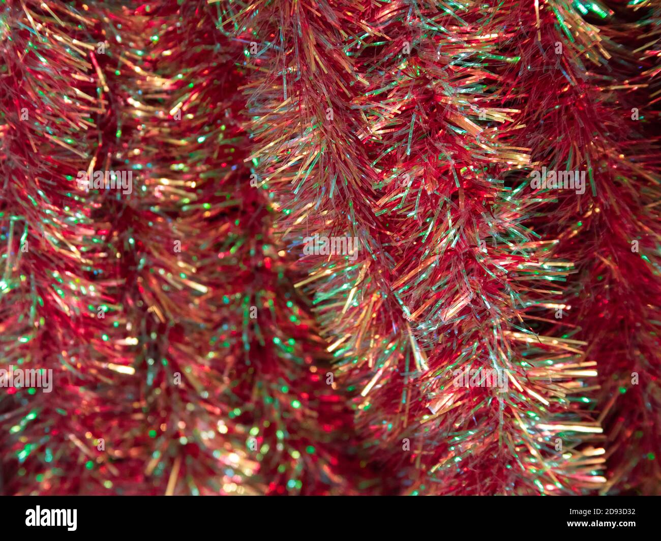 Gold tinsel backdrop hi-res stock photography and images - Alamy