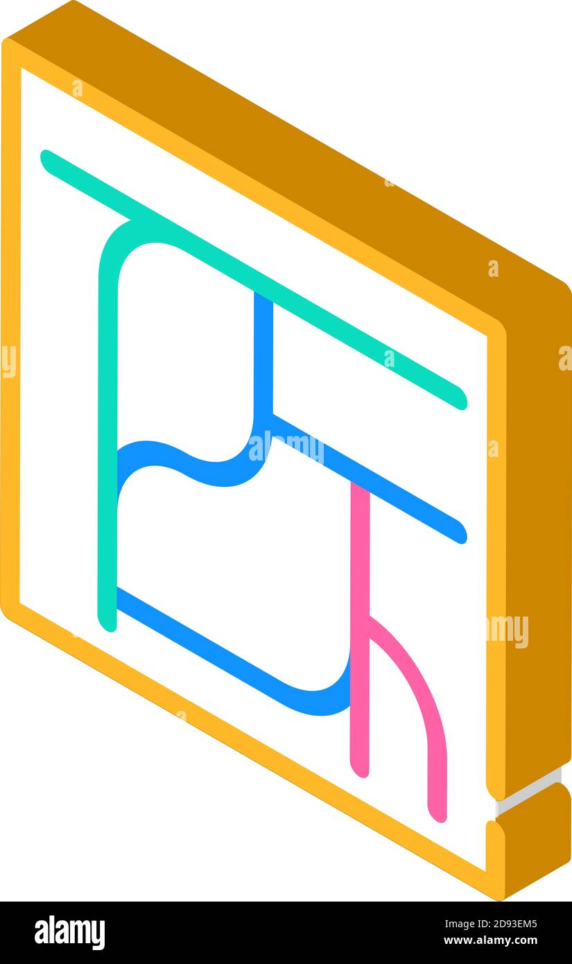 Factory route system color icon hi-res stock photography and images - Alamy