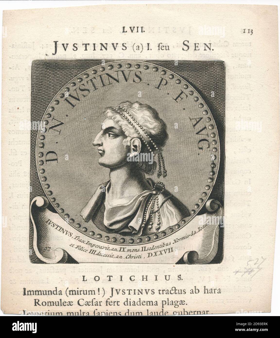 Justinus i hi-res stock photography and images - Alamy