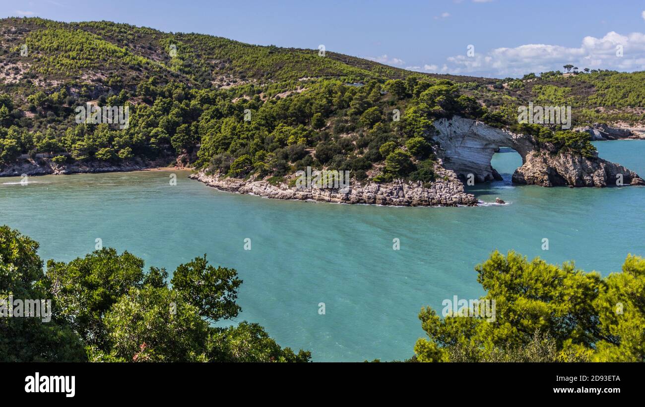 A piece of coast in Apulia Stock Photo - Alamy