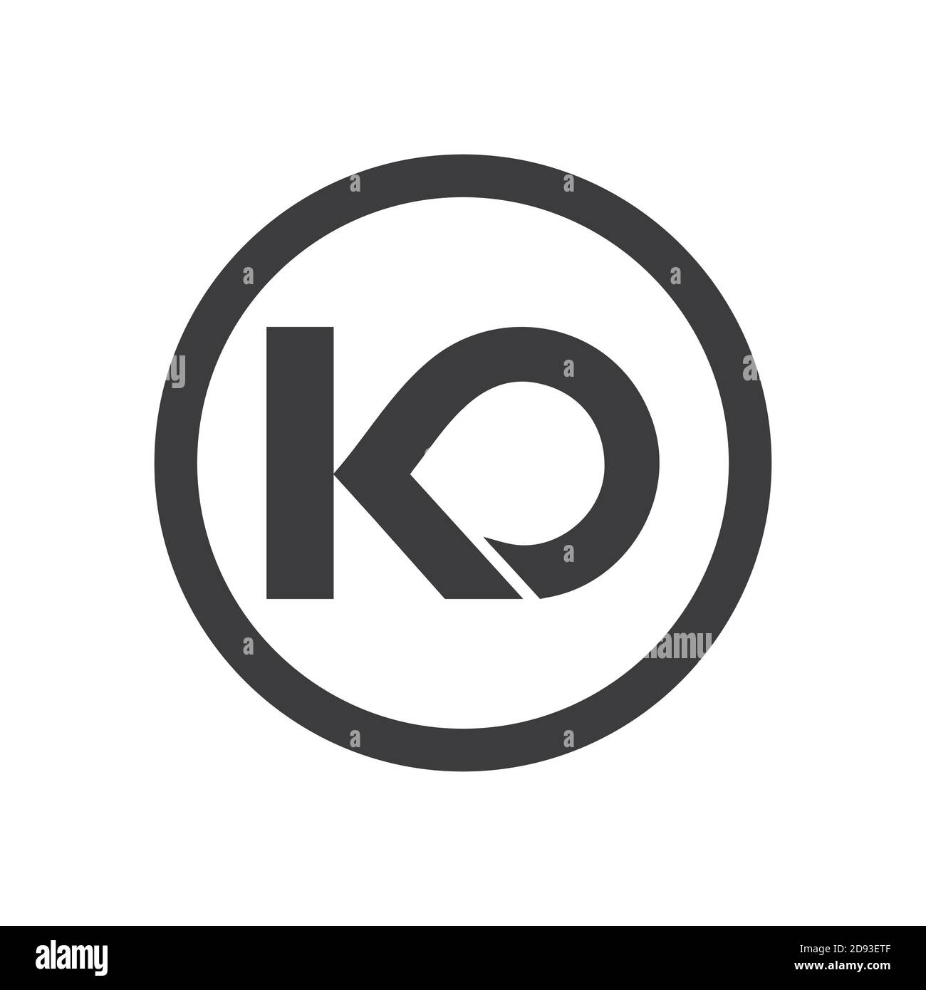 Initial letter ko logo or ok logo vector design template Stock Vector ...