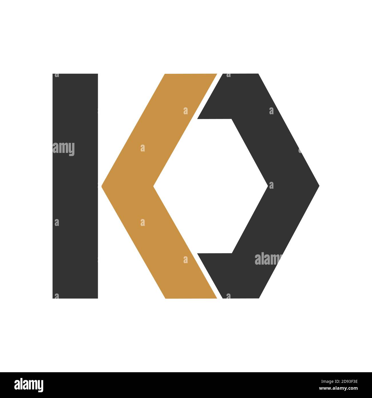 Initial letter ko logo or ok logo vector design template Stock Vector ...