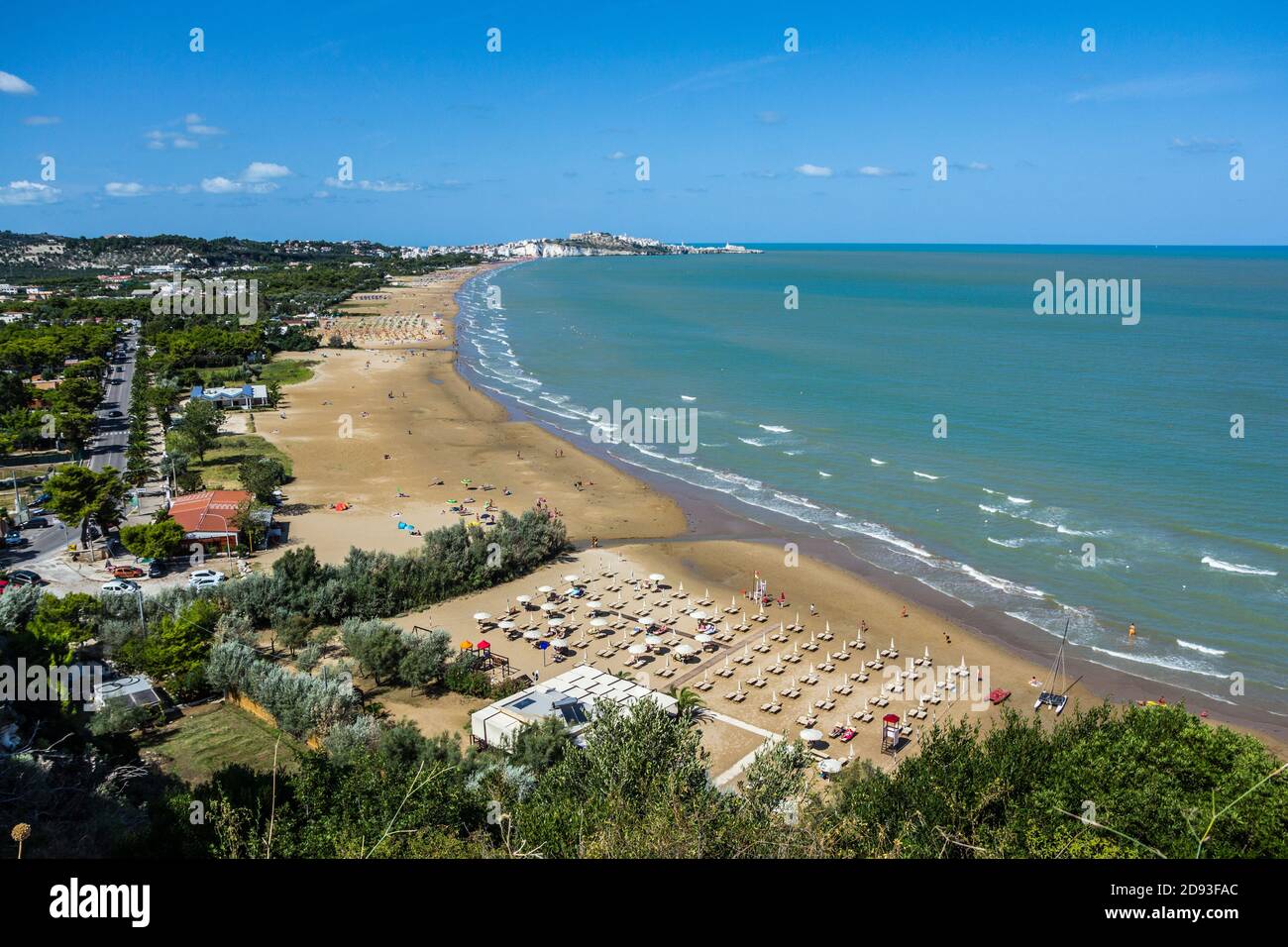 A travel in VIeste, Puglia, Italy Stock Photo - Alamy
