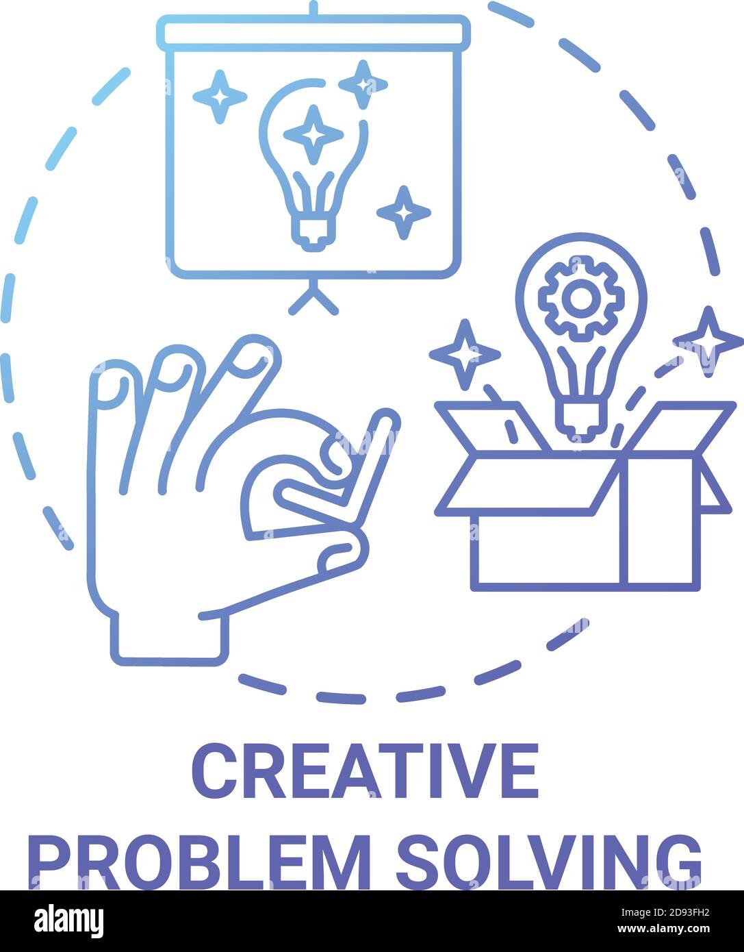 Creative problem solving concept icon Stock Vector Image & Art - Alamy Creative problem solving concept icon Stock Vector Image & Art - Alamy