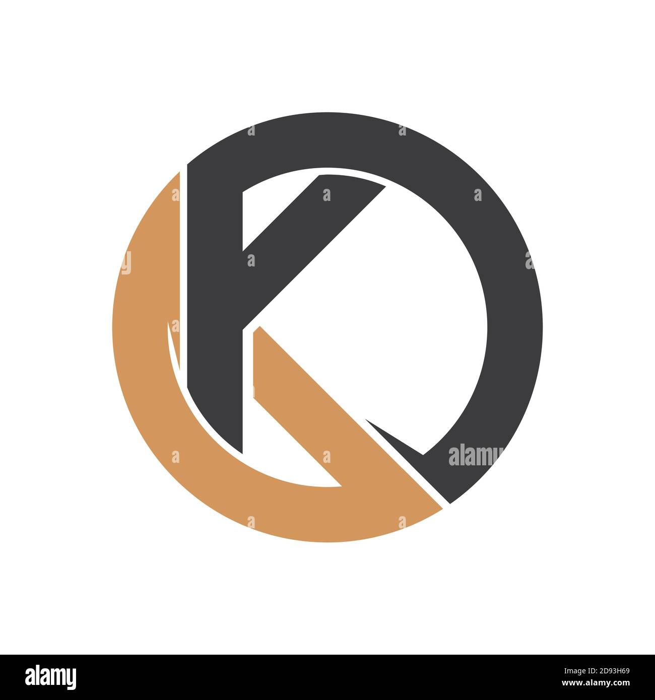 Initial letter ko logo or ok logo vector design template Stock Vector ...