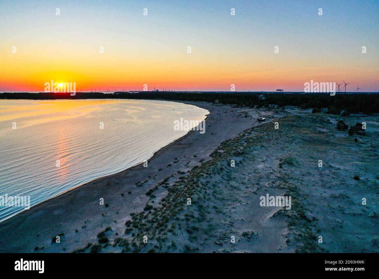 Yyteri beach aerial 1 Stock Photo - Alamy