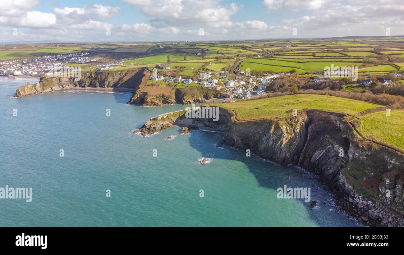Little haven pembrokeshire coast national park wales hi-res stock ...