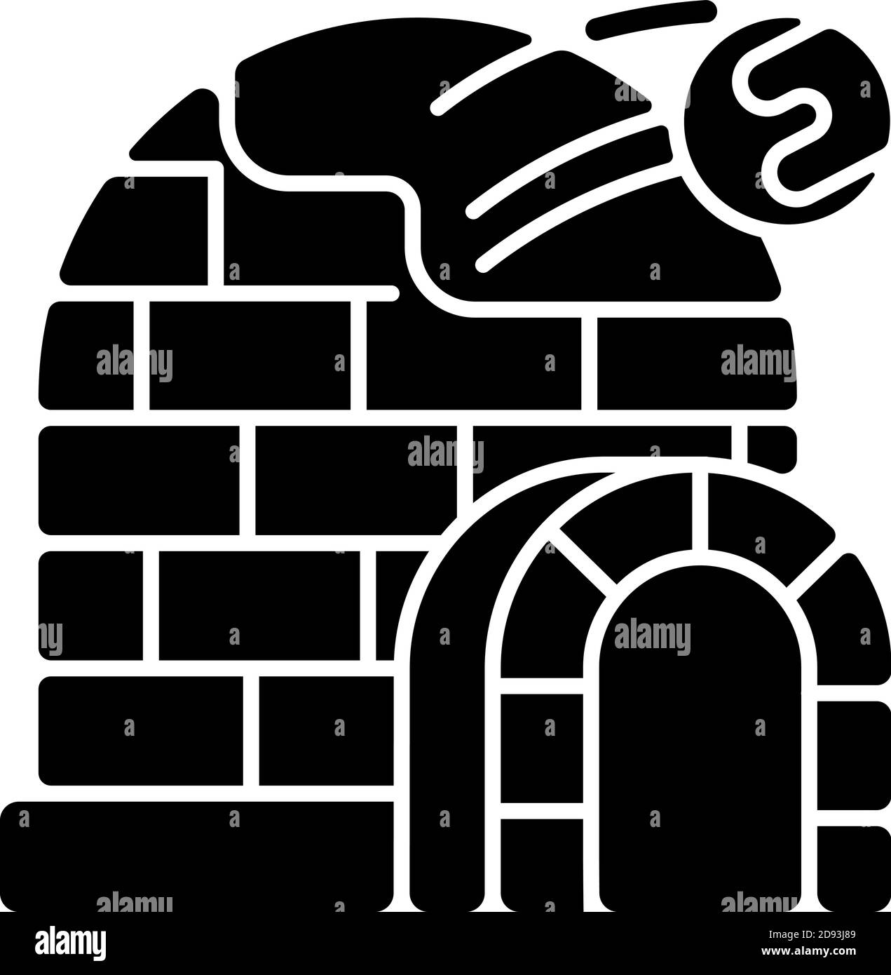 Snow fort Black and White Stock Photos & Images - Alamy