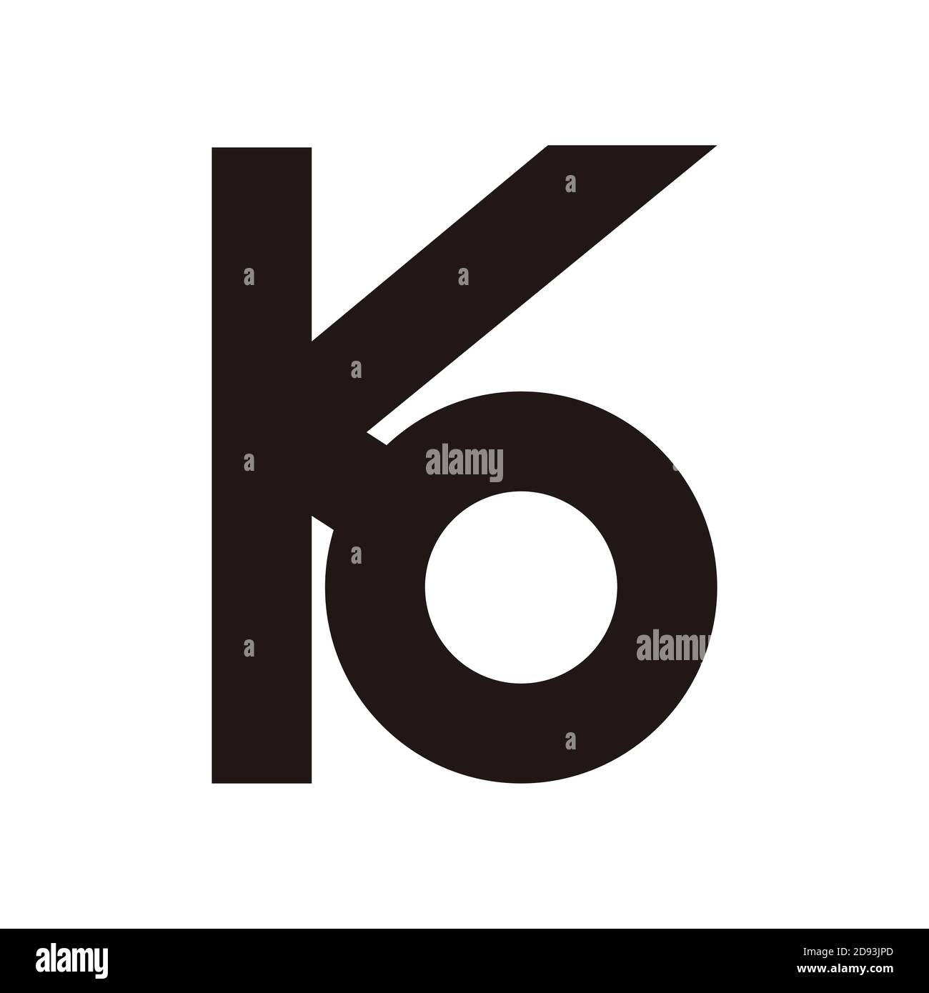 Initial letter ko logo or ok logo vector design template Stock Vector ...