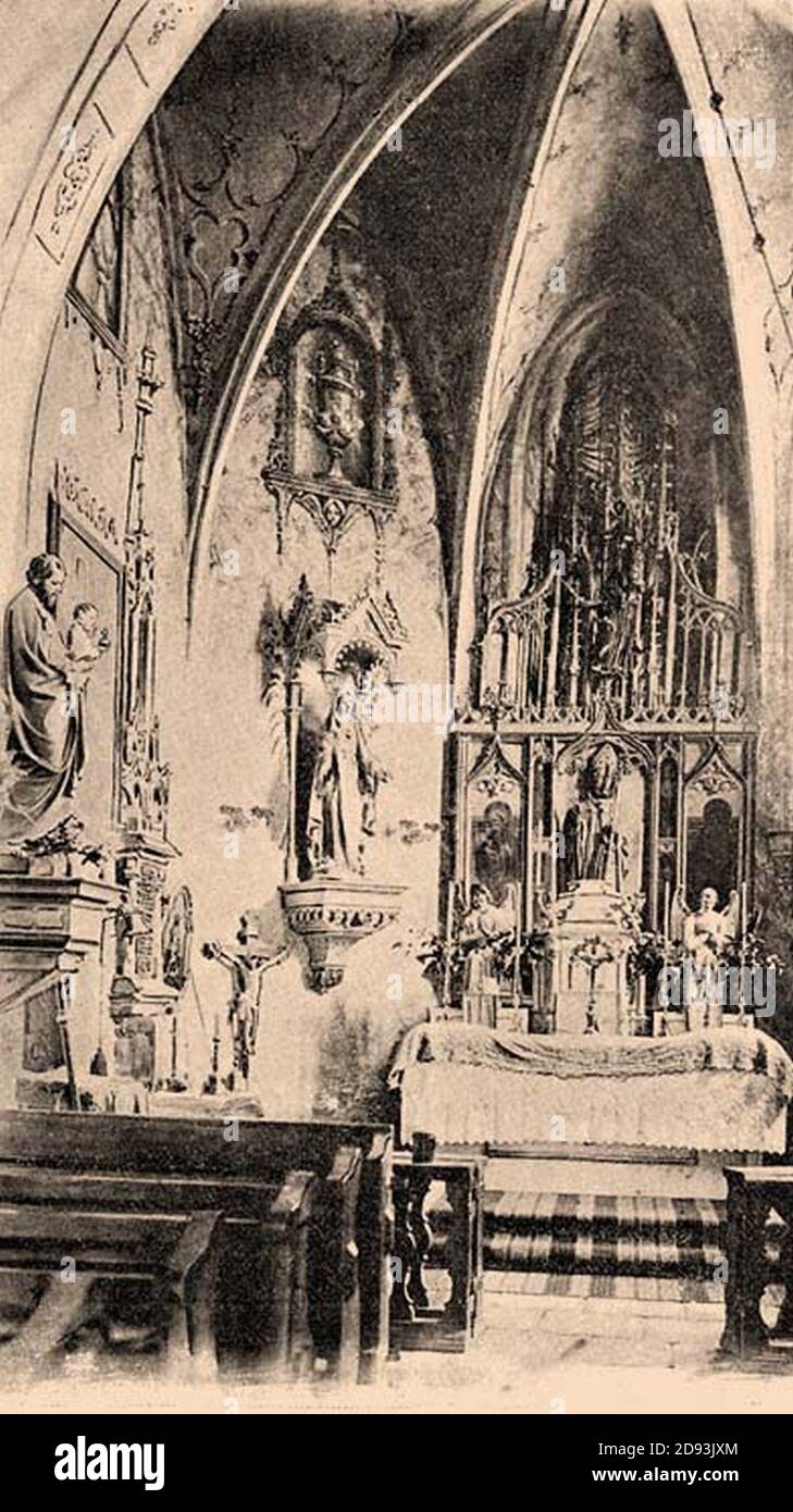 Jánosréti templom belseje Stock Photo - Alamy