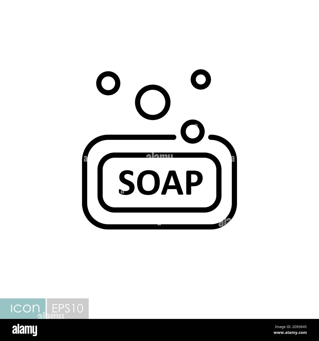 Soap vector icon. Hygiene sign. Graph symbol for medical and household ...