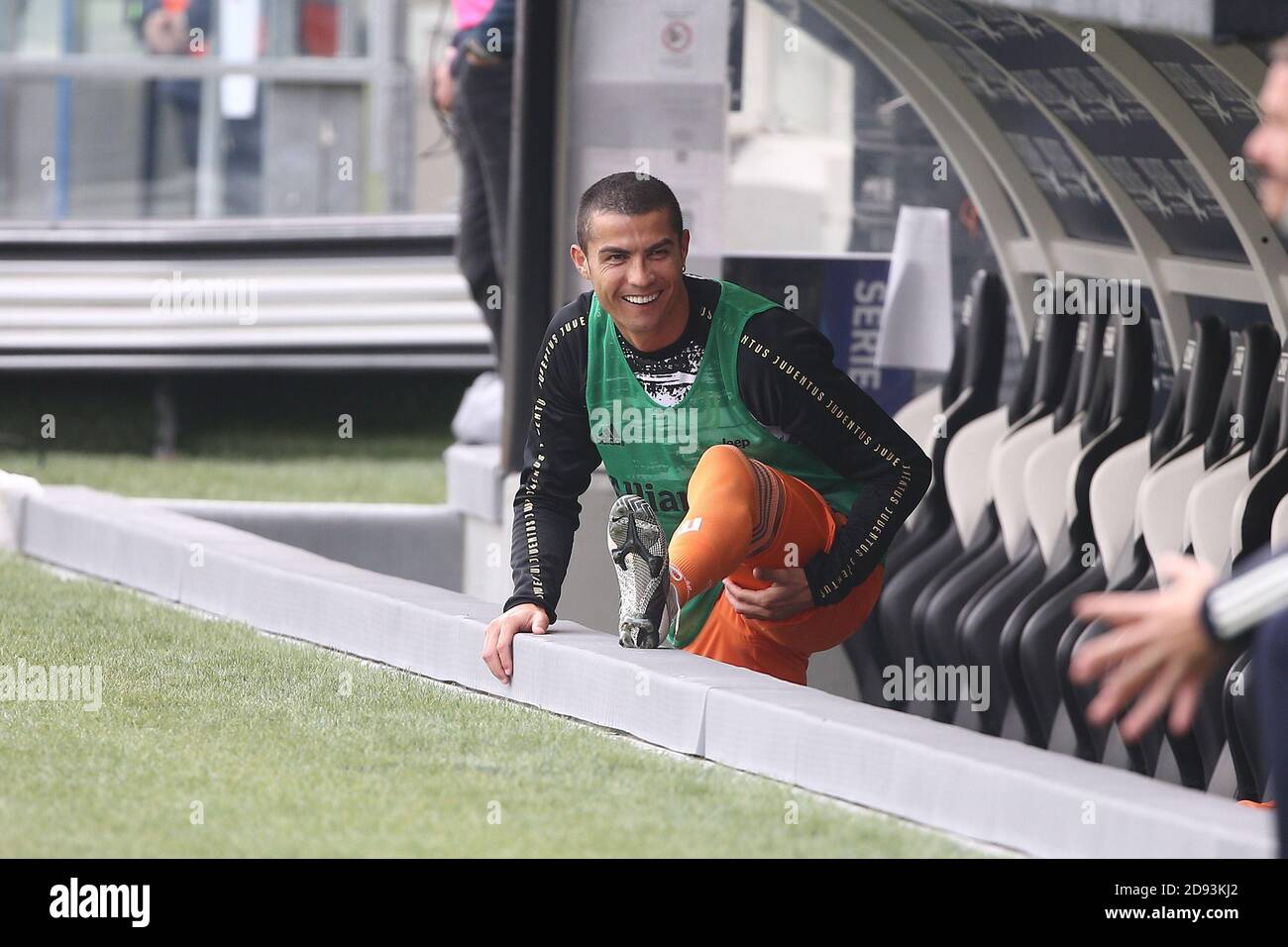 Cr7 Cristiano Ronaldo On The Bench Stock Photo - Alamy