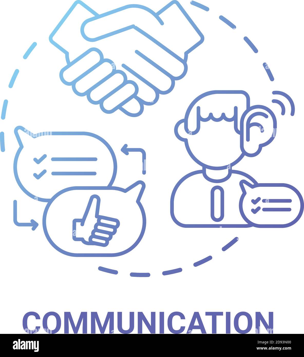 Communication concept icon Stock Vector Image & Art - Alamy