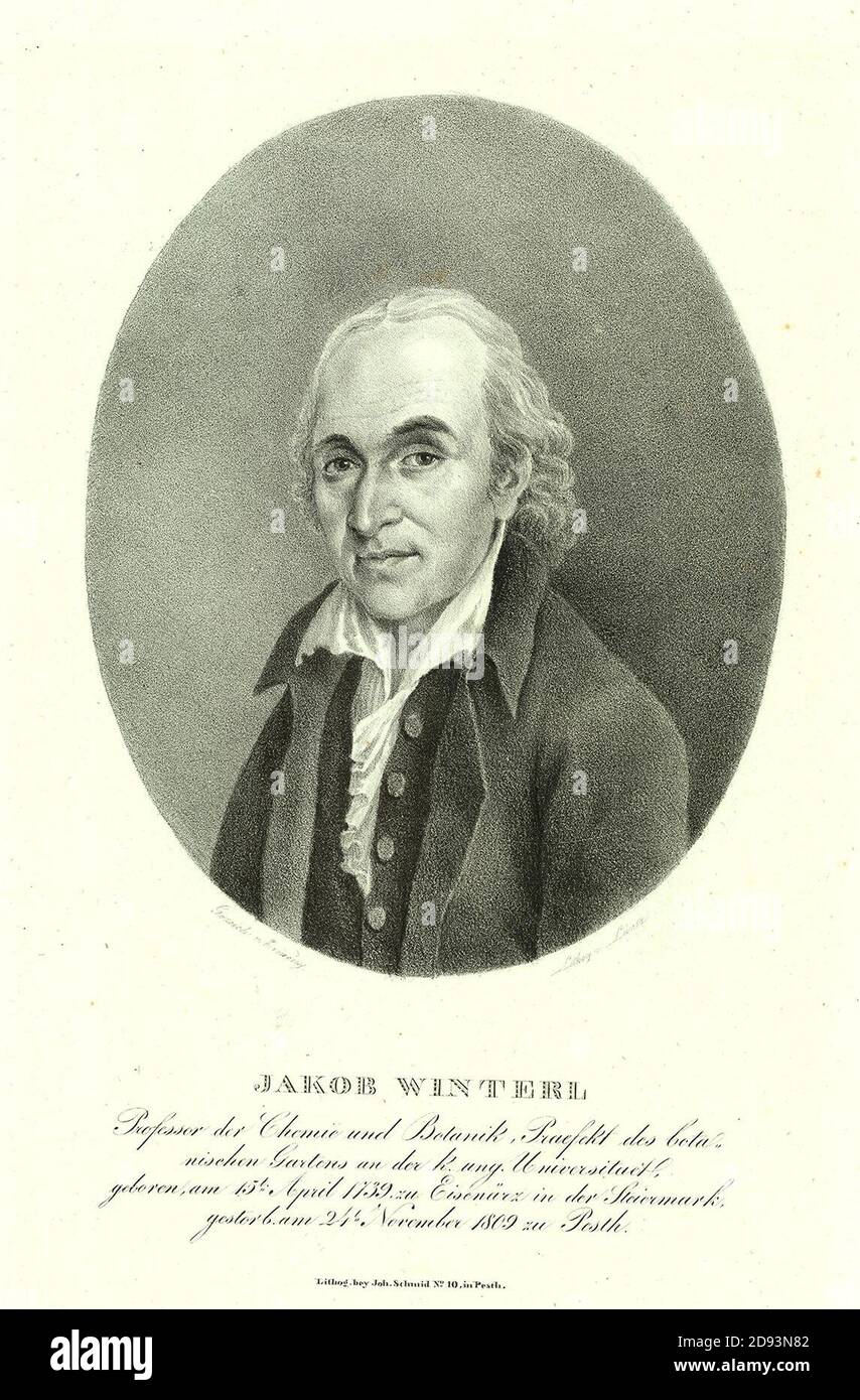 József Jakab Winterl 1739-1809 Stock Photo - Alamy