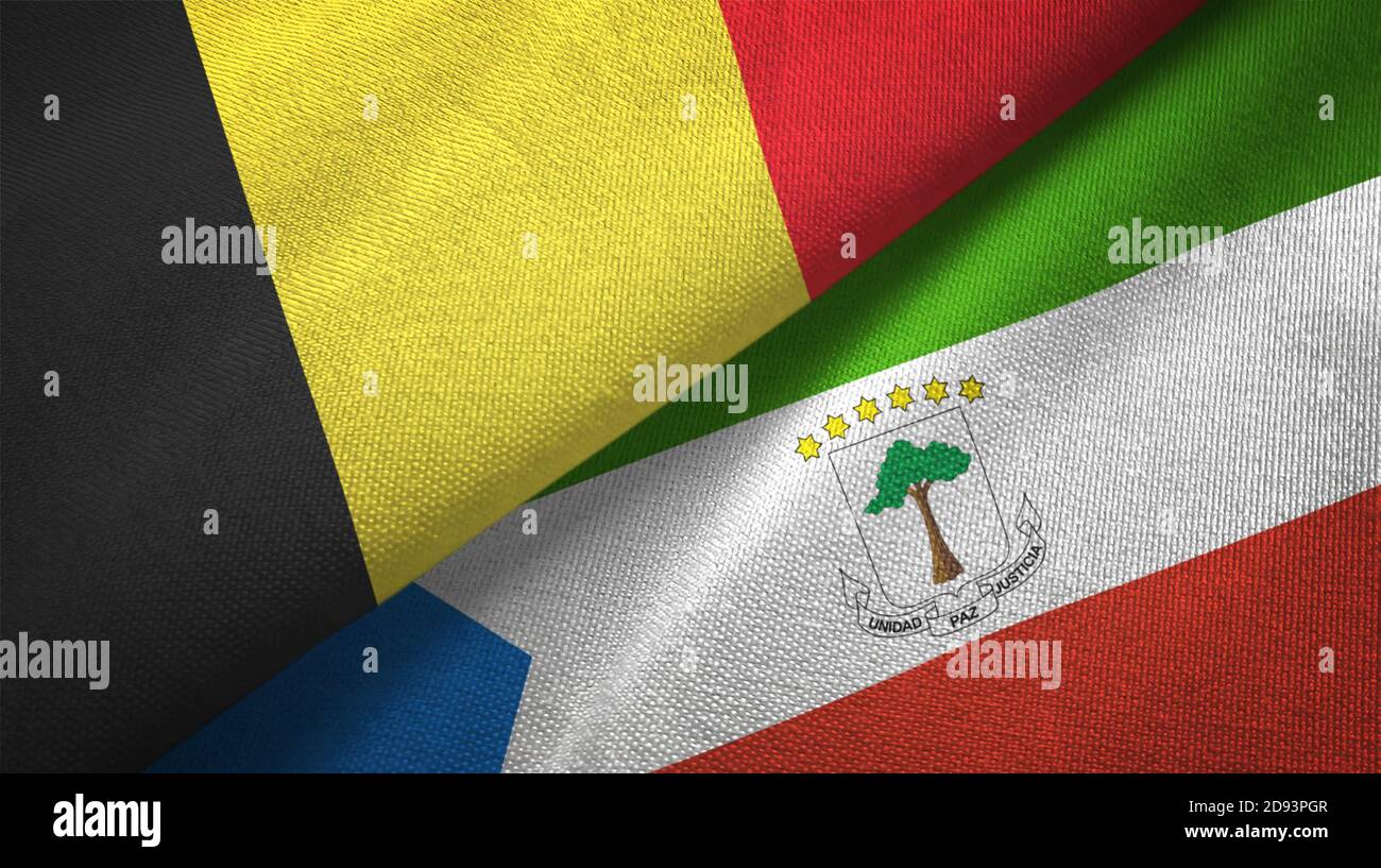 Belgium equatorial guinea flag hi-res stock photography and images - Alamy