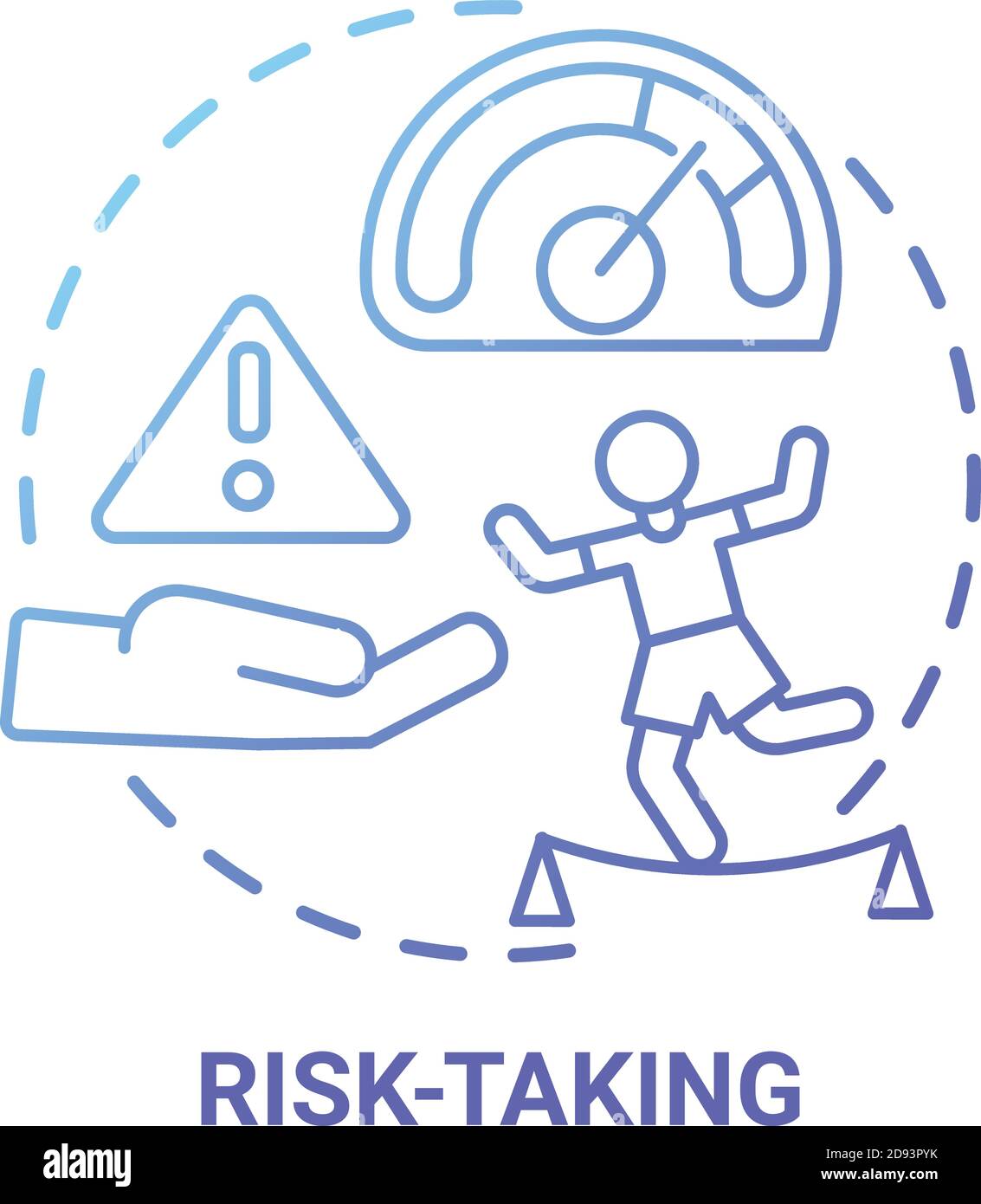 Risk taking concept icon Stock Vector Image & Art - Alamy