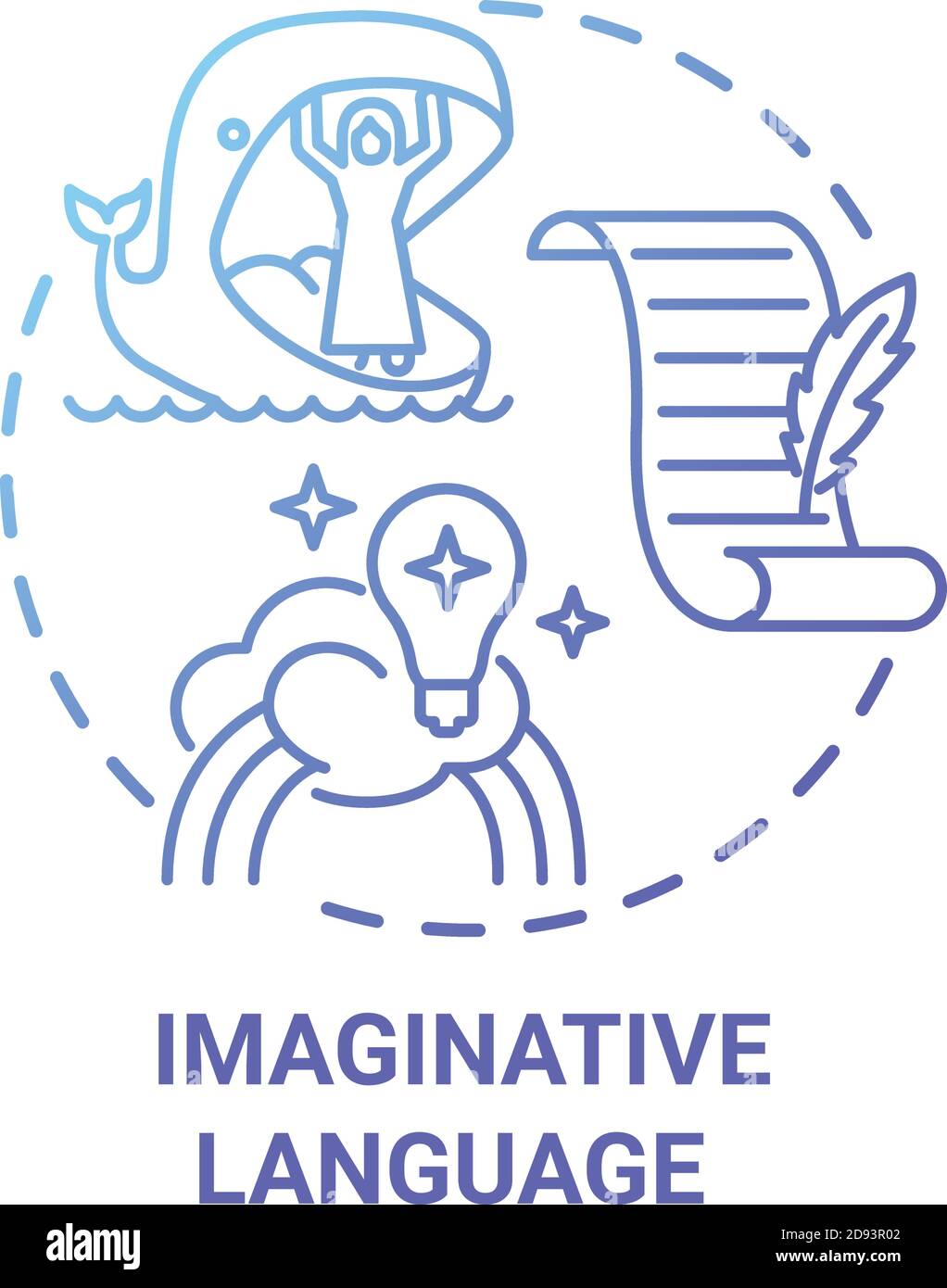 Imaginative drawing illustration Cut Out Stock Images & Pictures - Alamy