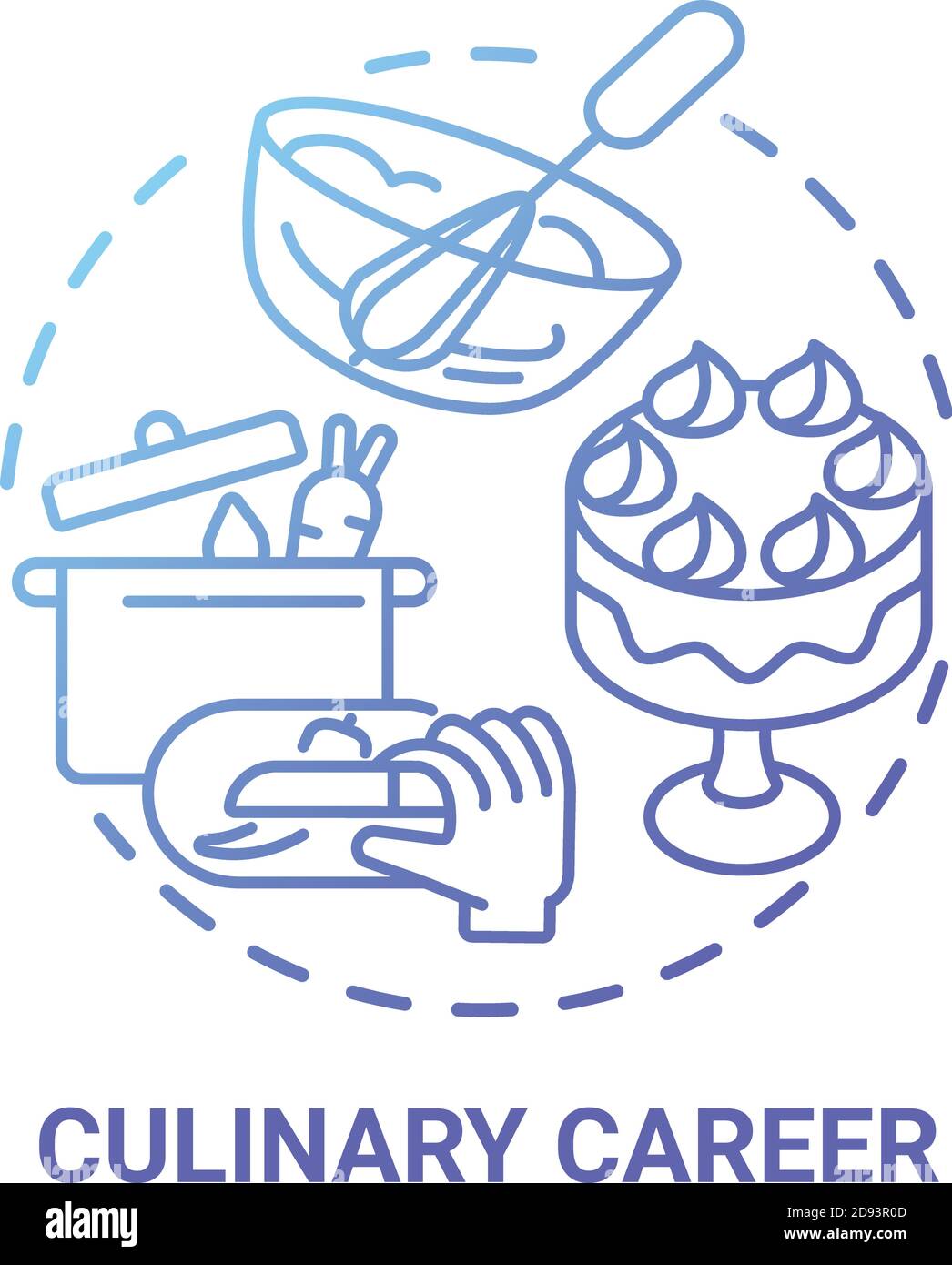 Culinary career concept icon Stock Vector Image & Art - Alamy