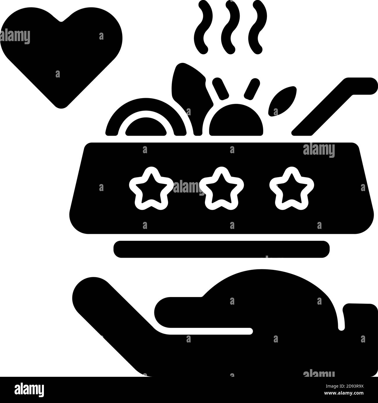 Soup kitchen volunteer black glyph icon Stock Vector Image & Art - Alamy