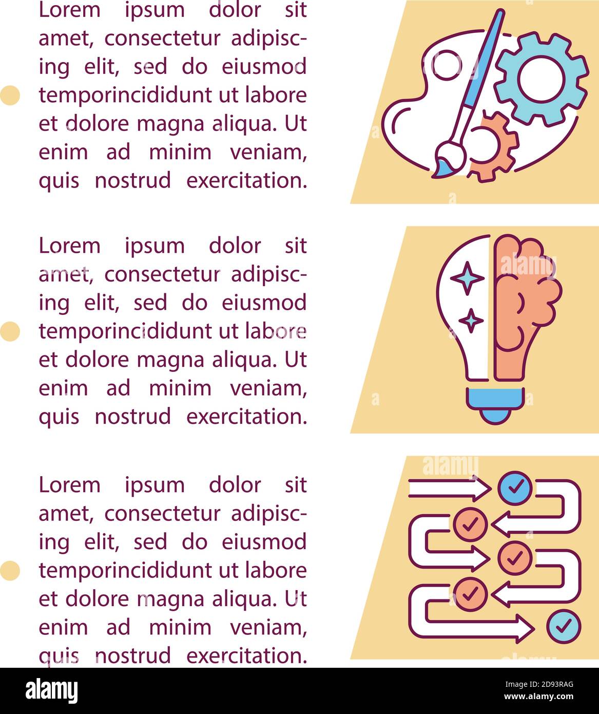 Creative vs critical thinking concept icon with text Stock Vector Image ...
