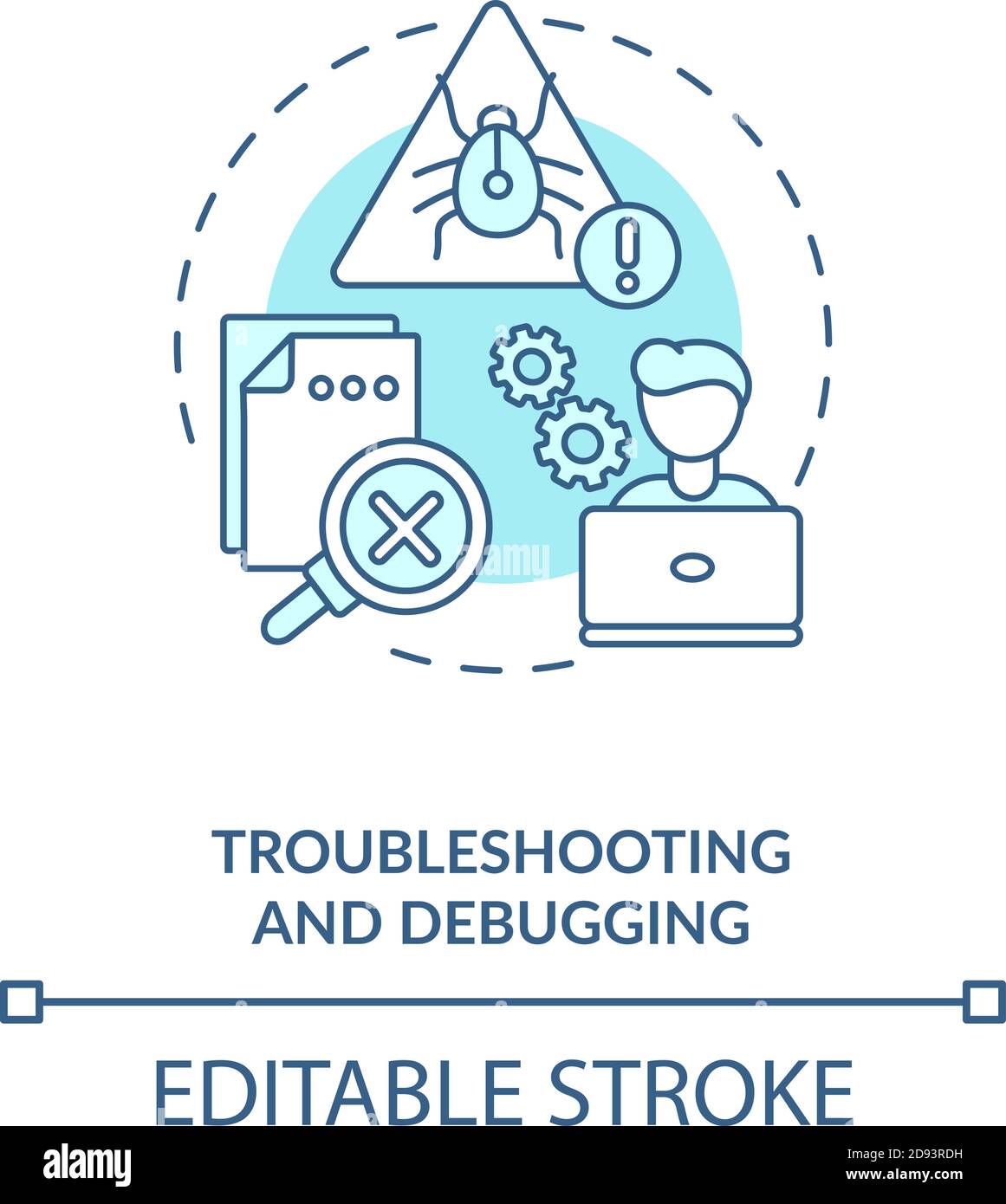 Troubleshooting and debugging concept icon Stock Vector Image & Art - Alamy Troubleshooting and debugging concept icon Stock Vector Image & Art - Alamy