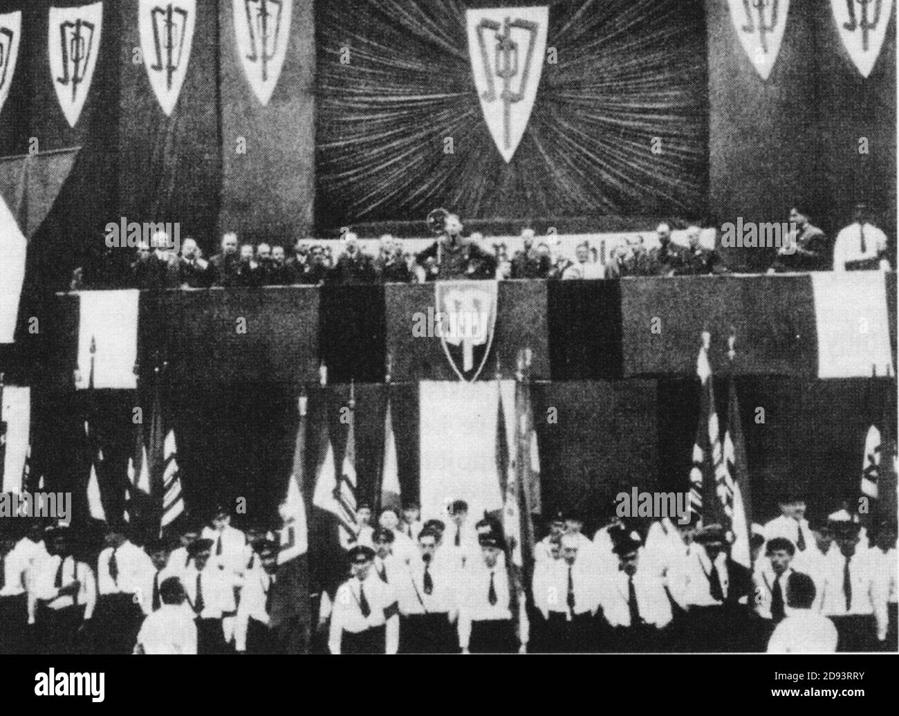 K.H. Frank na sjezdu Sudetoněmecké strany 24.4.1938 Stock Photo - Alamy