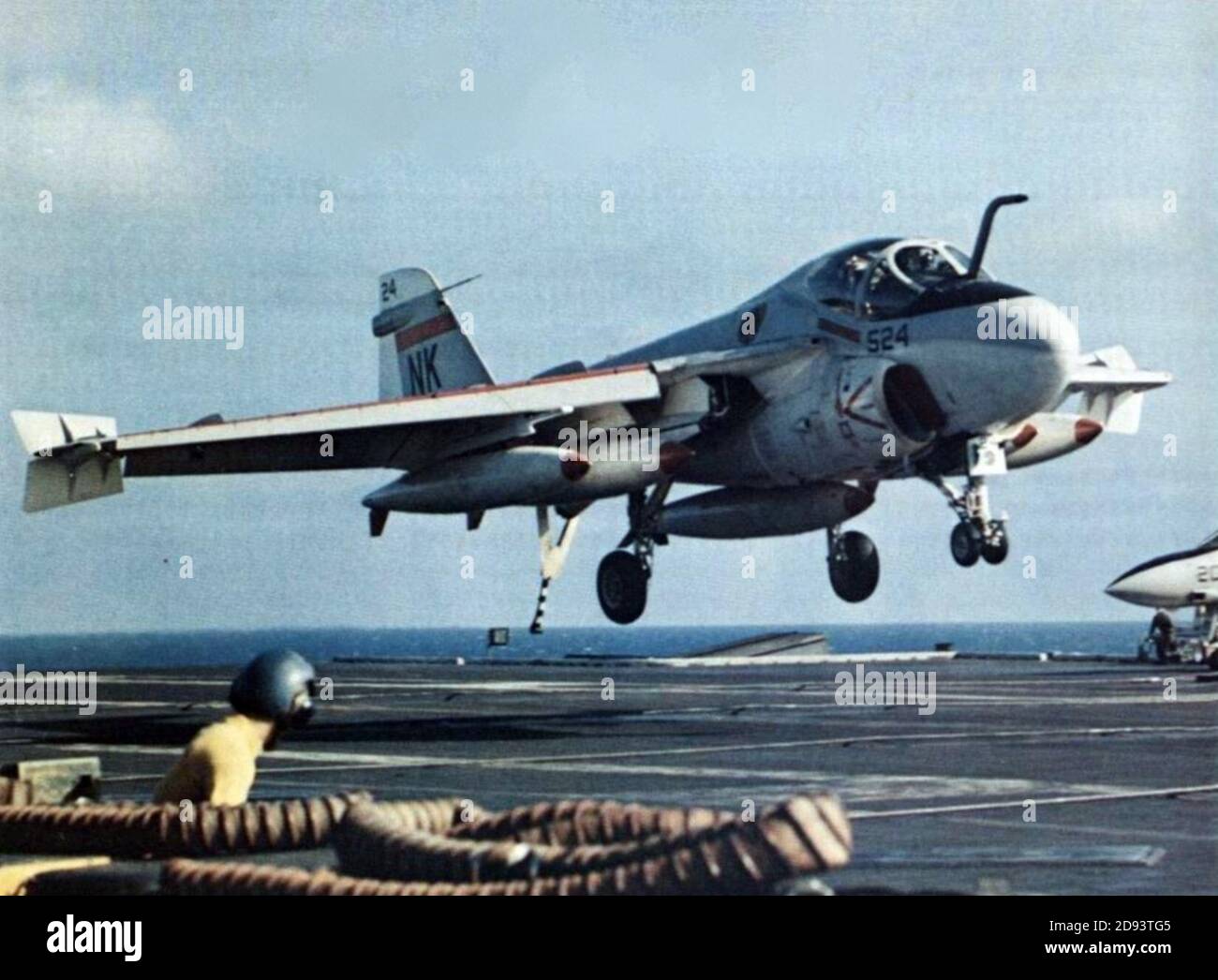 KA-6D VA-196 landing on USS Enterprise (CVAN-65) c1973 Stock Photo - Alamy