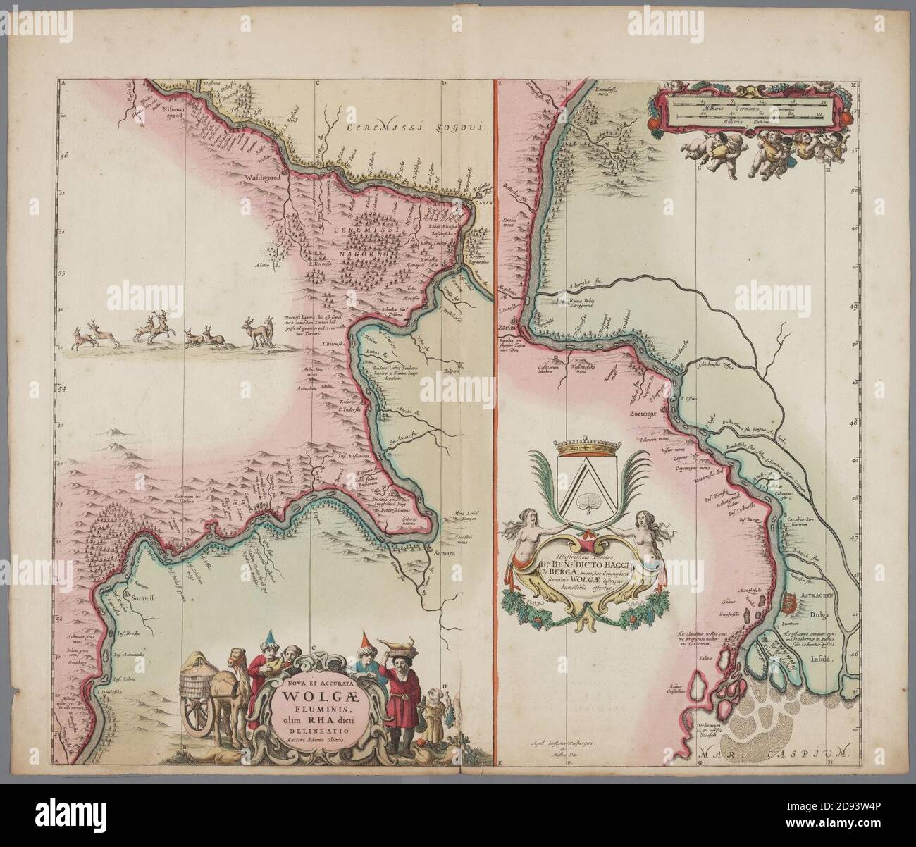 Kaart Van De Wolga Kaarten Van Europa