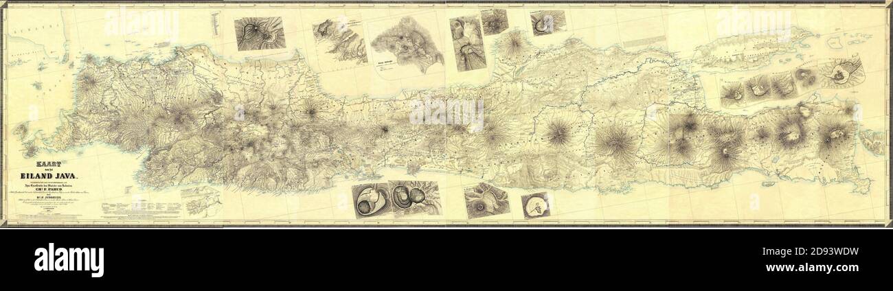 Kaart van het eiland java hi-res stock photography and images - Alamy