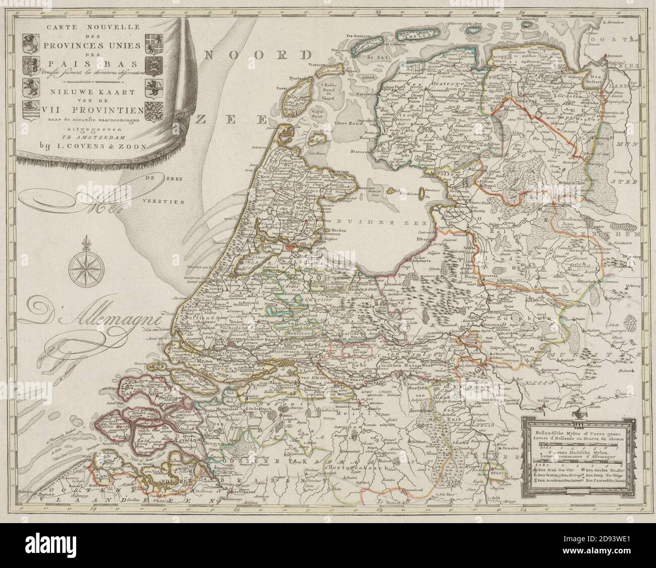 Kaart van nederland hi-res stock photography and images - Alamy