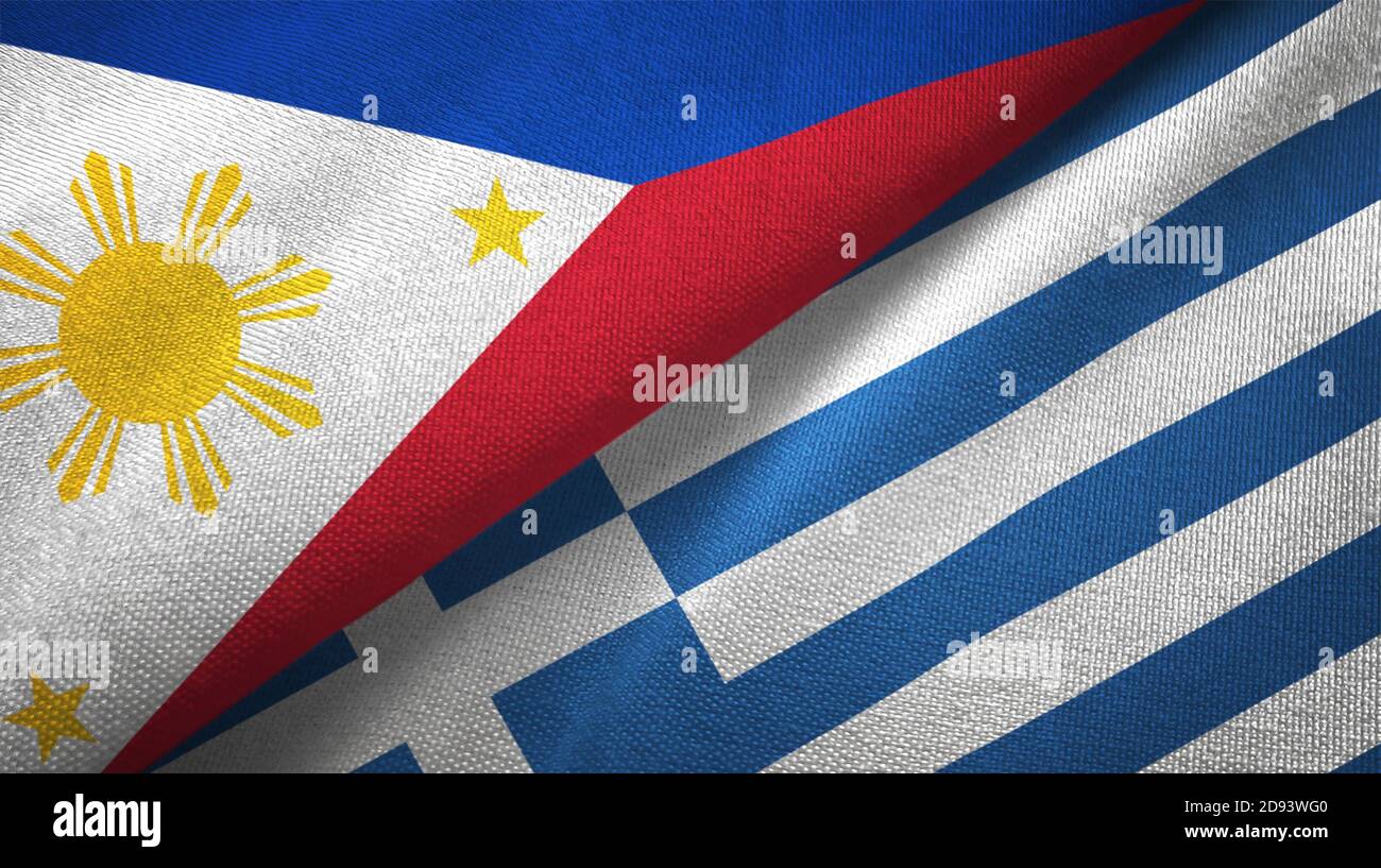 Philippines greece flag hi-res stock photography and images - Alamy