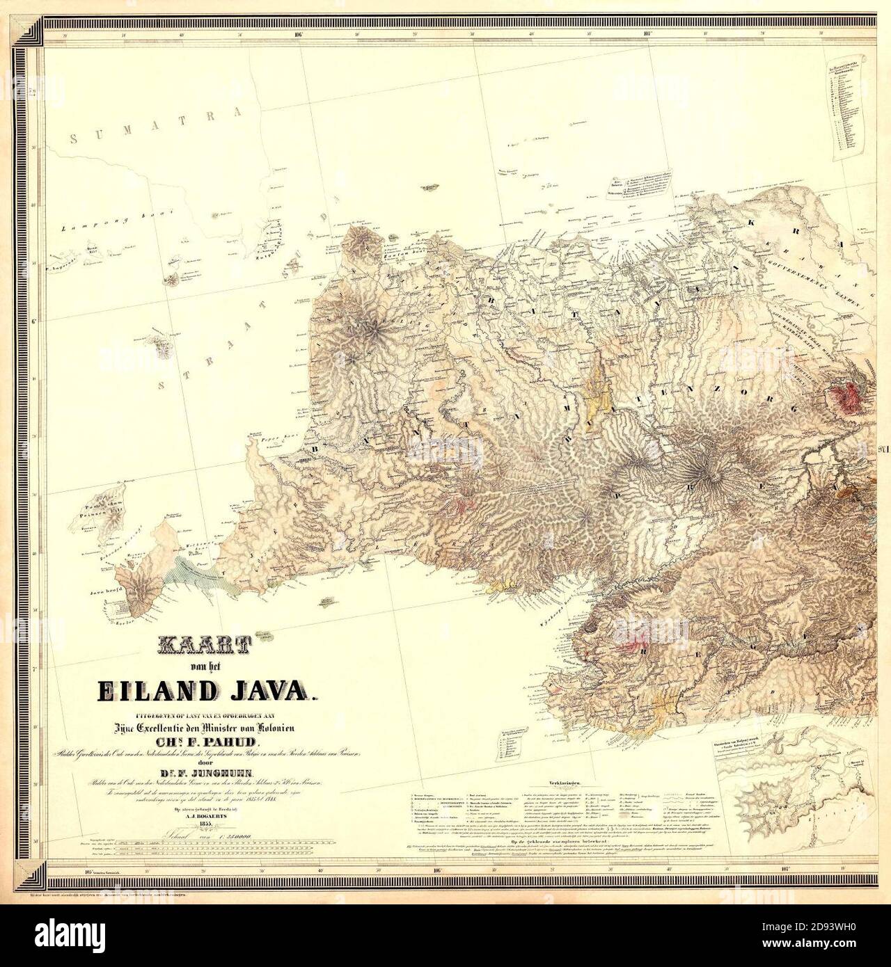 Kaart van het eiland java hi-res stock photography and images - Alamy