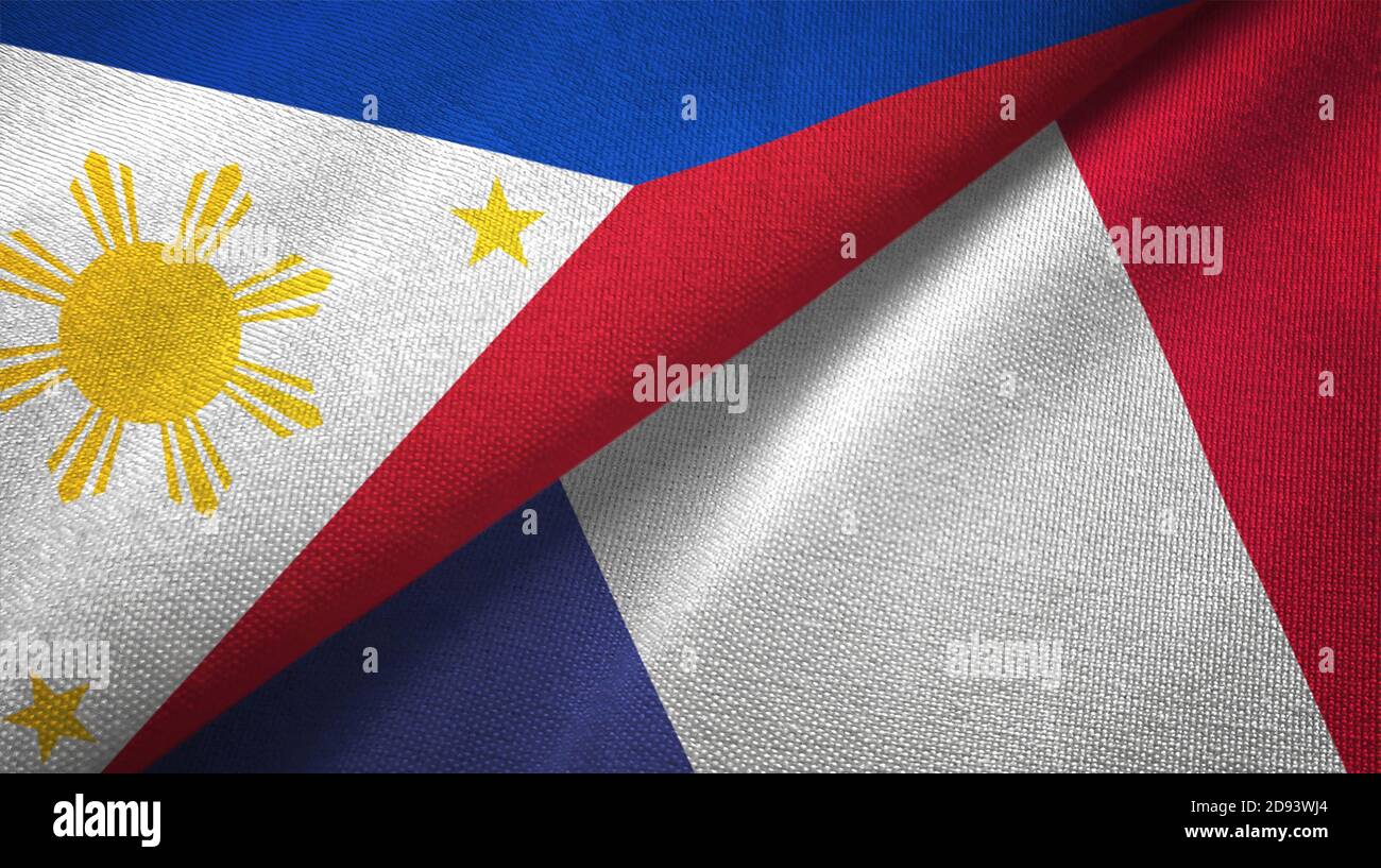 Philippines france flag hi-res stock photography and images - Alamy