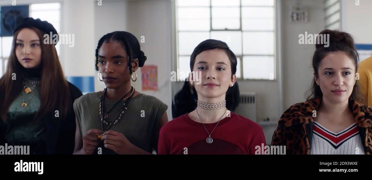 THE CRAFT: LEGACY, from left: Zoey Luna, Lovie Simone, Cailee Spaeny ...