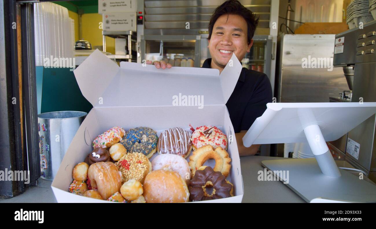 THE DONUT KING, a sampling at one of Los Angele's Cambodian-owned donut ...