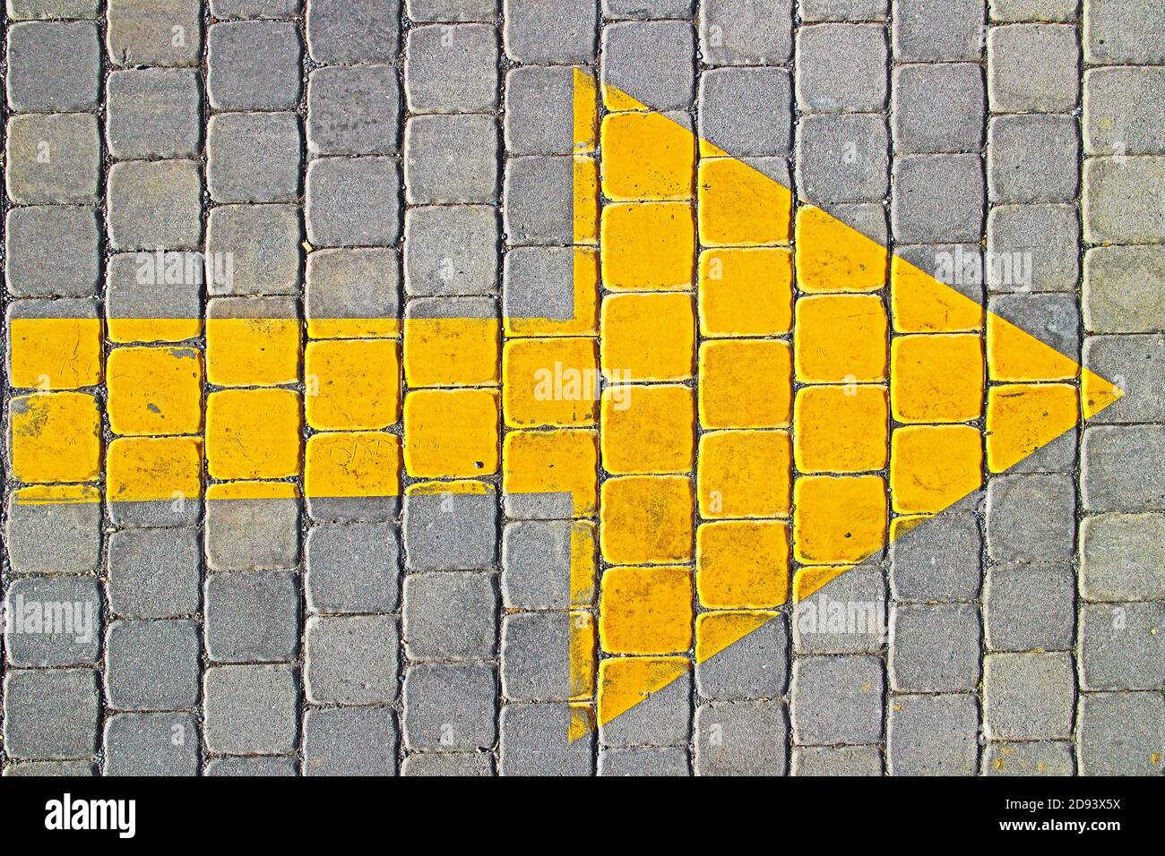 Painted directional arrow hi-res stock photography and images - Alamy