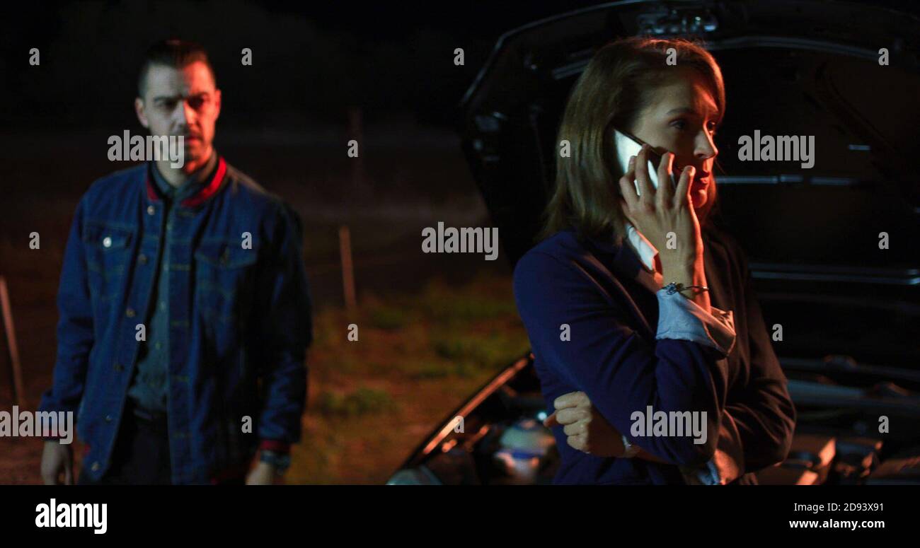 FOX HUNT DRIVE, from left: Michael Olavson, Lizzie Zerebko, 2020 ...