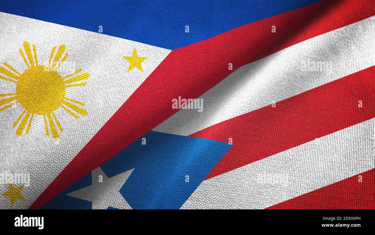 Puerto rico philippines flag hi-res stock photography and images - Alamy