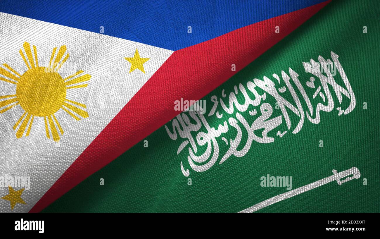 Saudi arabia philippines flag hi-res stock photography and images - Alamy
