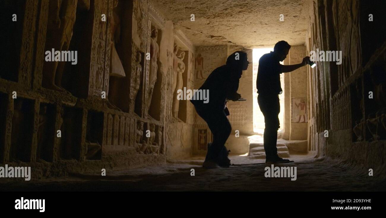 SECRETS OF THE SAQQARA TOMB, examining the inscriptions on the newly ...