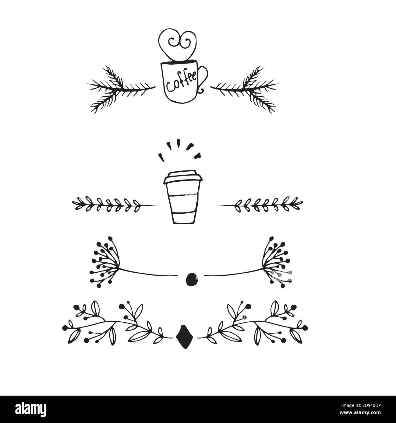 Curly frames, ornate elements and borders Stock Vector Image & Art - Alamy