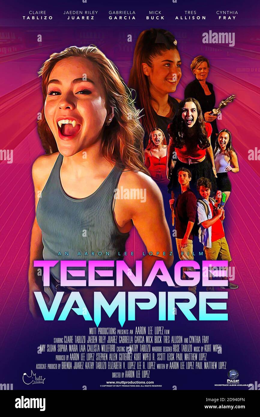 TEENAGE VAMPIRE, US poster, top 3 from left: Claire Tablizo, Jaeden ...
