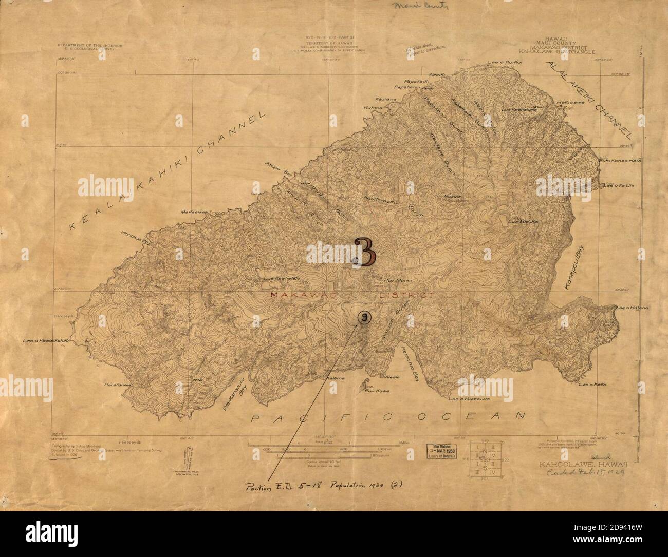 Kahoolawe landscape hi-res stock photography and images - Alamy