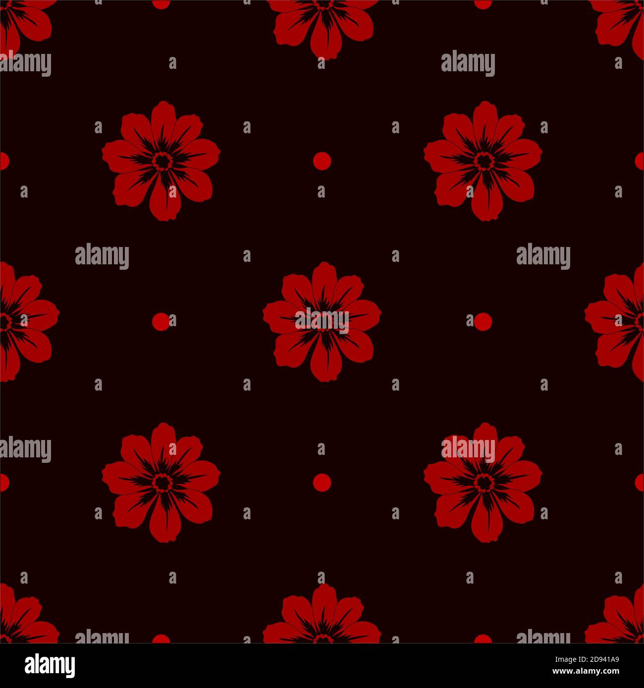 Light Red Floral Background