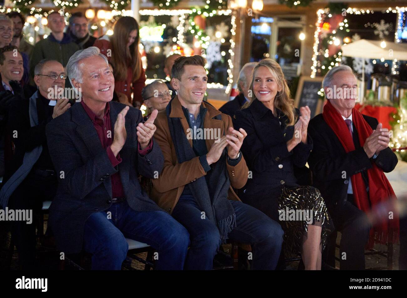 CHRISTMAS TREE LANE, from left: Drake Hogestyn, Andrew Walker, Shannon ...