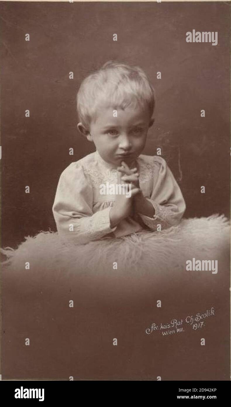 Kaiser Karl I as a child Stock Photo - Alamy