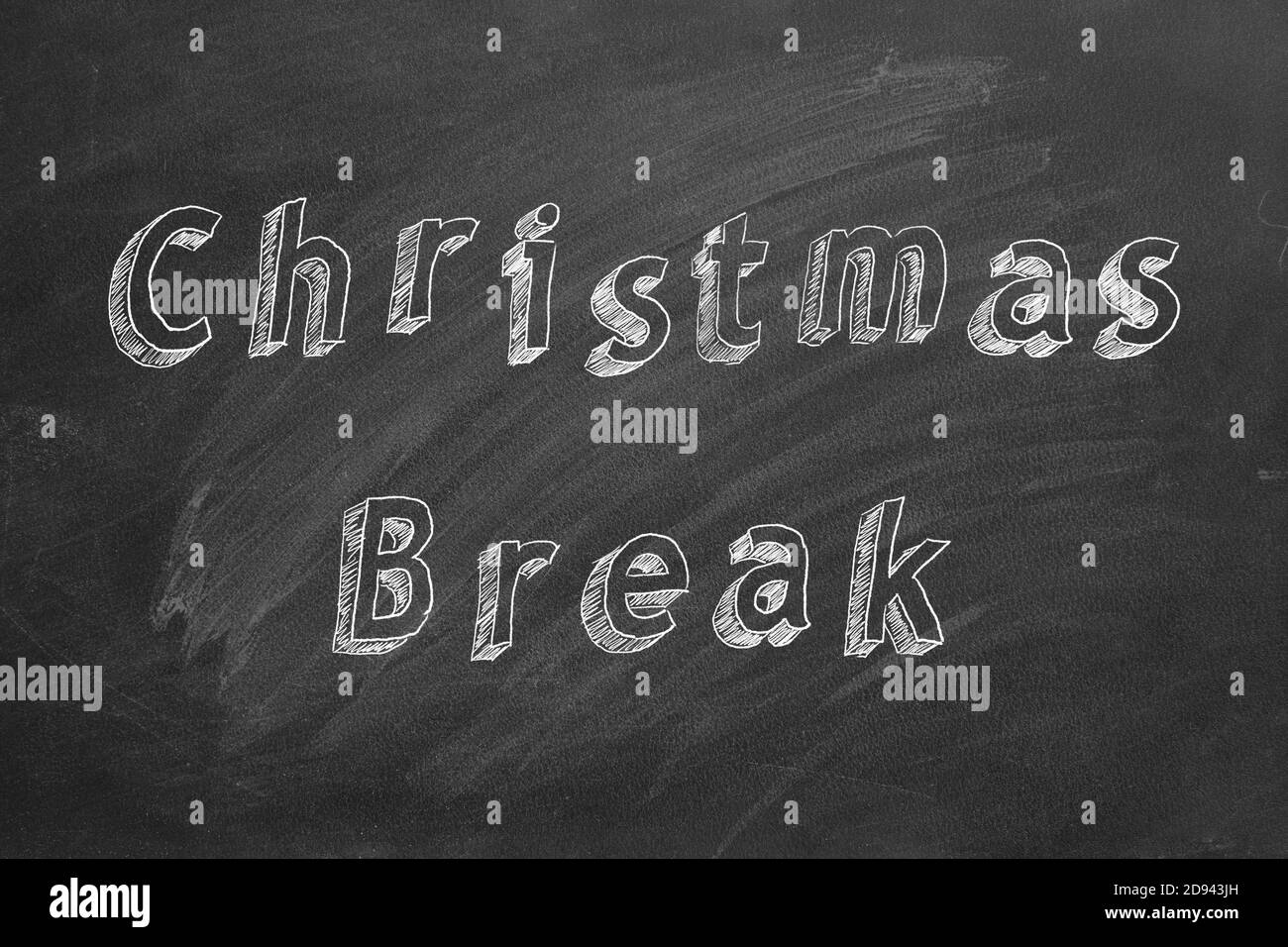 Hand drawing text Christmas Break on blackboard Stock Photo - Alamy Hand drawing text Christmas Break on blackboard Stock Photo - Alamy