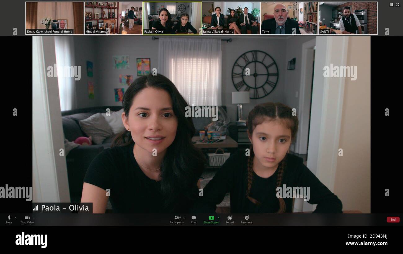 SOCIAL DISTANCE, top, starting 2nd from left: Oscan Nunez, Camila Perez, Gianna Aragon, Luca ...