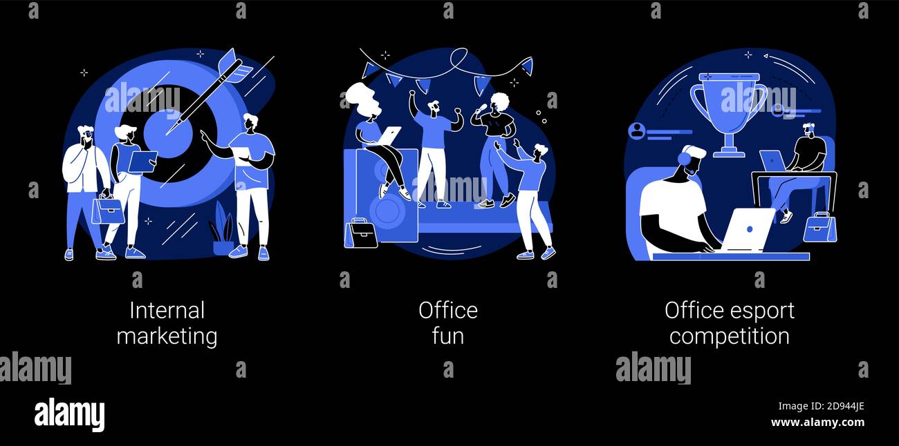 Employee engagement abstract concept vector illustrations Stock Vector ...