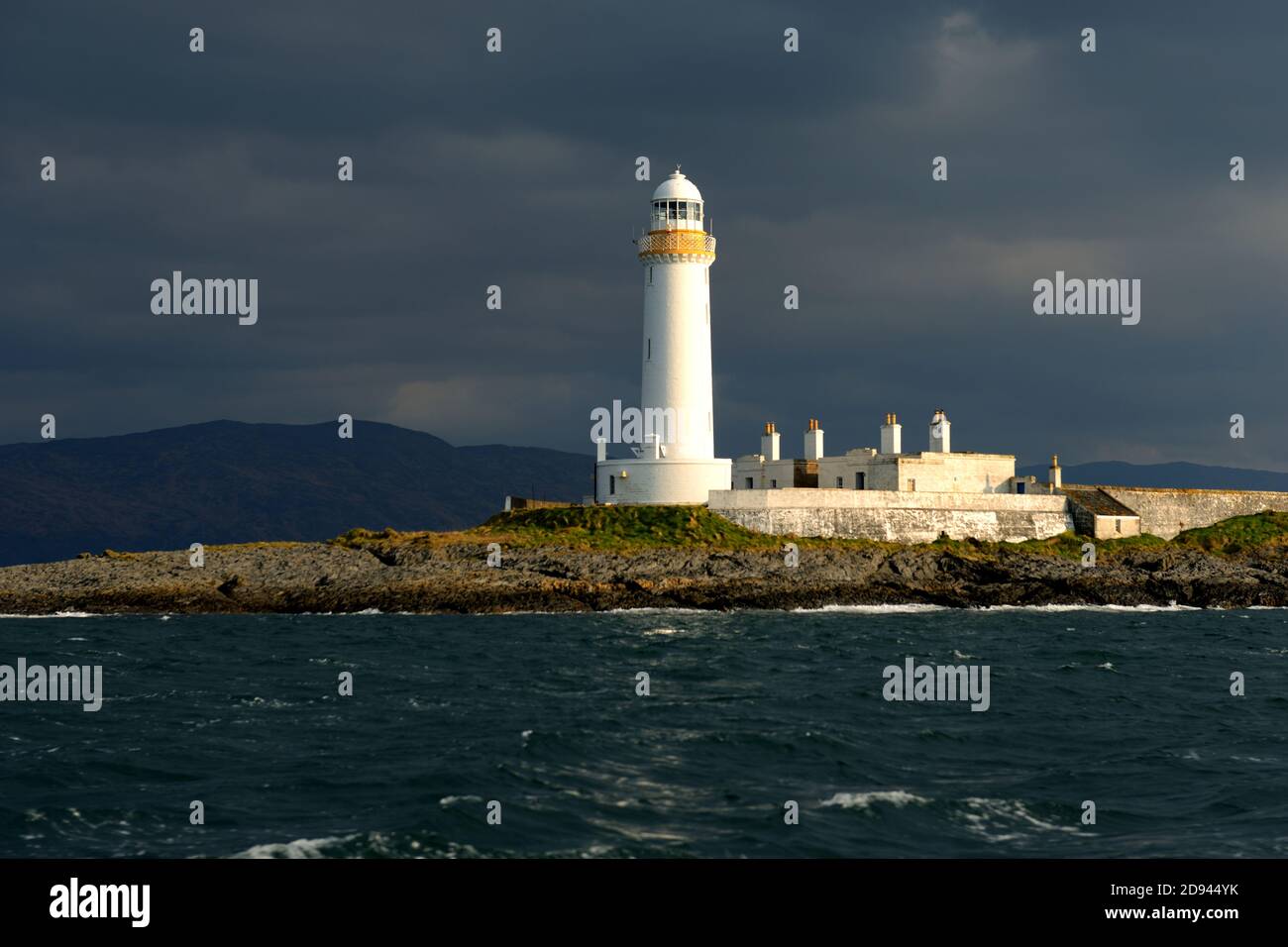 Lismore Lighthouse (Eilean Musdile), The Sound of Mull Stock Photo - Alamy